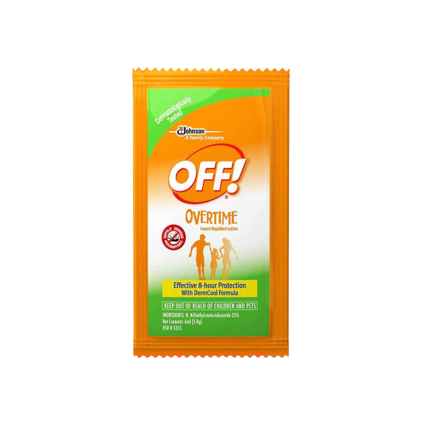 OFF! OVERTIME Insect Repellent Lotion 6ml price in the Philippines ...